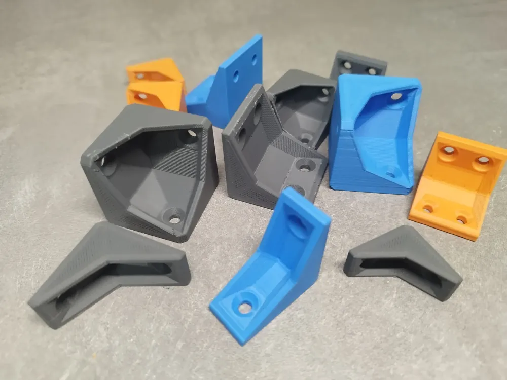 Corner Bracket v2 (optimized for 3D printing) Remixed by Hanti_3d ...