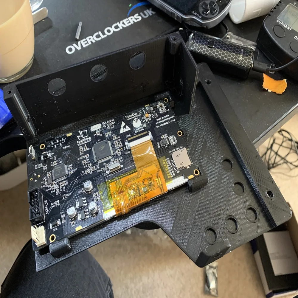 BLV MGN Cube PanelDue 5i mount Remixed by Rilot Designs - MakerWorld