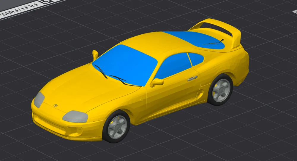 Toyota Supra Mk4 (4 colors) Remixed by remcoder MakerWorld: Download ...