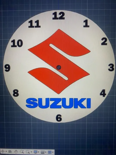 Suzuki clock by D.L.lab - MakerWorld