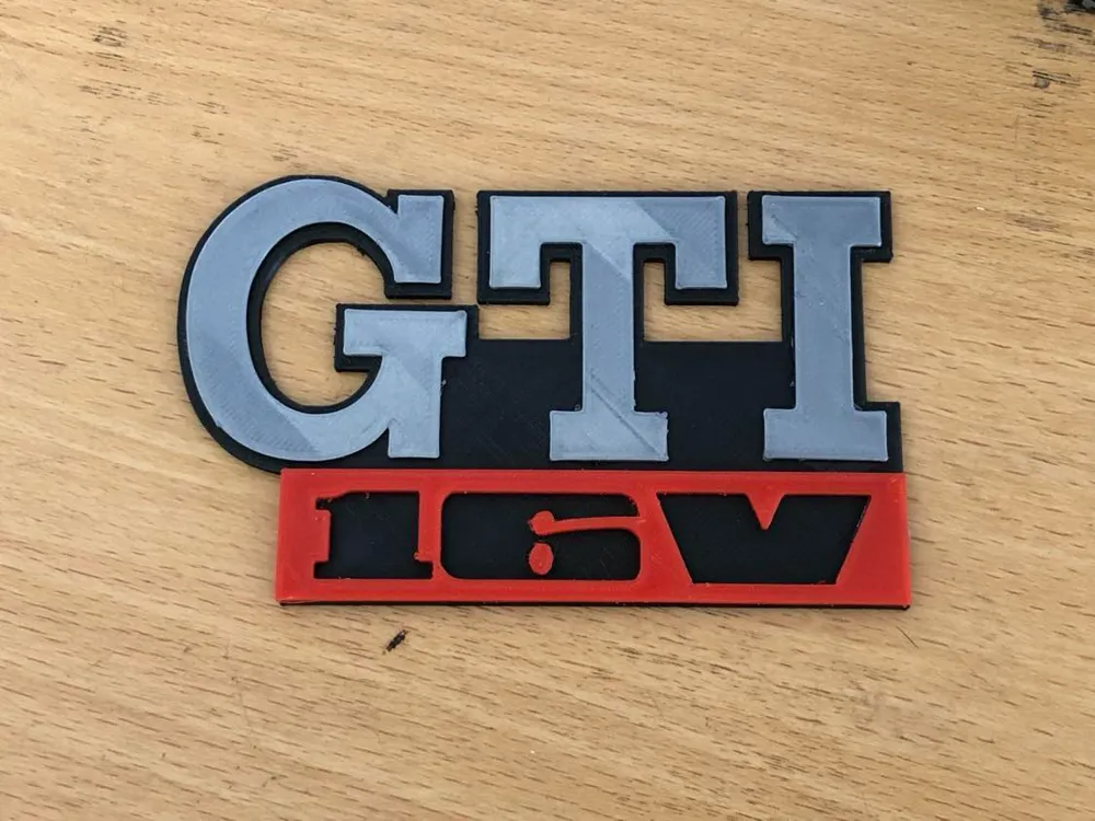 Golf MK2 GTI 16V emblem by Dyozcz - MakerWorld