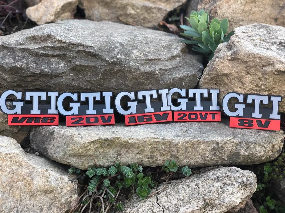 Golf MK2 GTI 20VT emblem by diartvlastimil - MakerWorld
