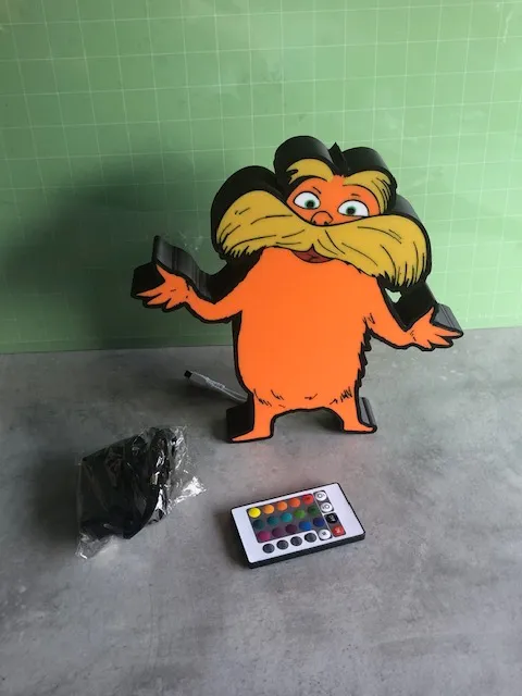 lorax lightbox by Everard90 - MakerWorld