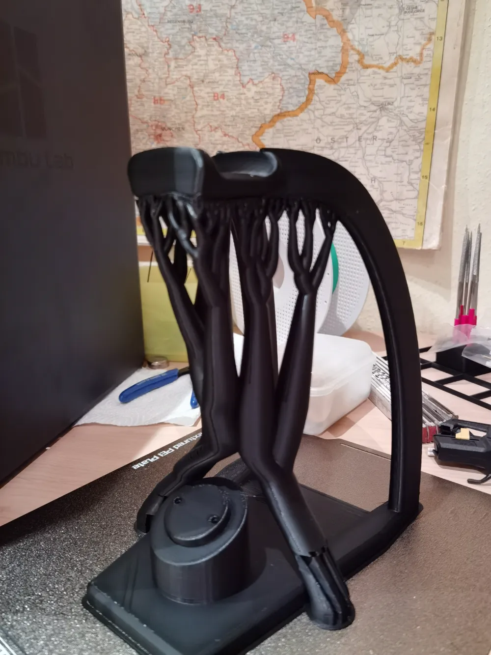 Headset stand with integrated charging station for Logitech mice by ...