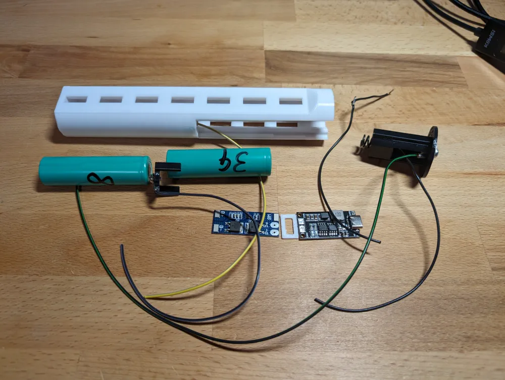 MagLite 3D USB-C charging 18650 battery conversion adapter mod LR20 ...