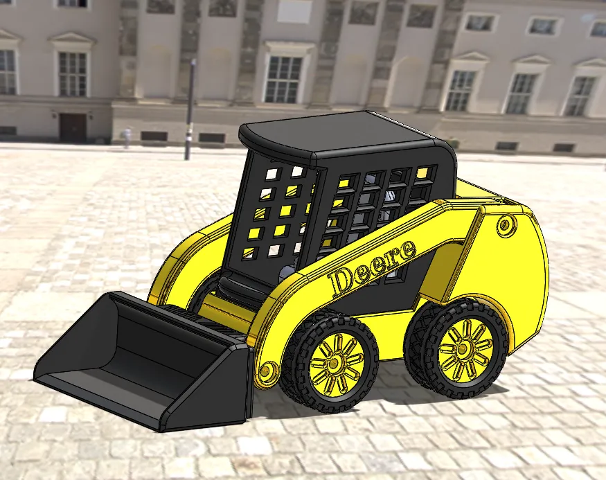 Skid Steer Loader by mkwaldner - MakerWorld