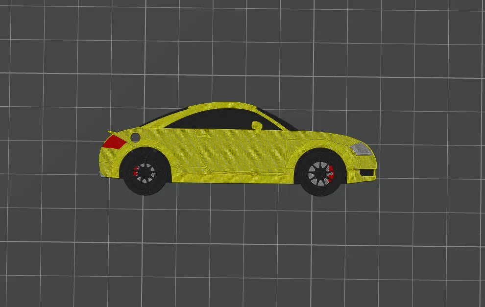 Audi TT 2001 side by Andy_Mozol - MakerWorld