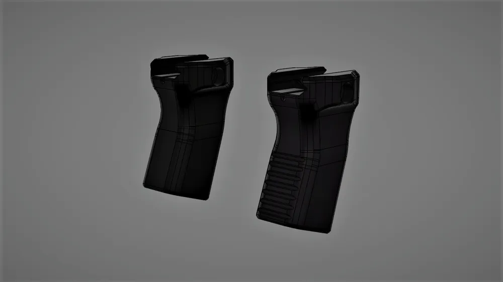 Forward Picatinny Micro AFG V1.1 - Free 3D Print Model - MakerWorld
