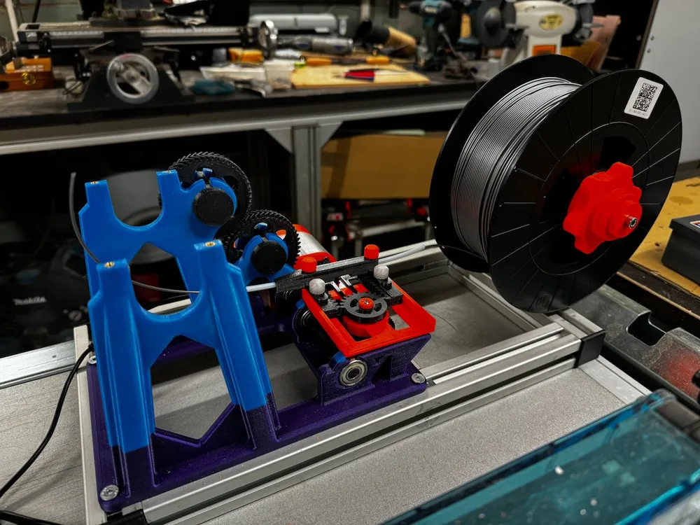 Awesome Filament Spool Rewinder - Addition by YVL-DZ - MakerWorld