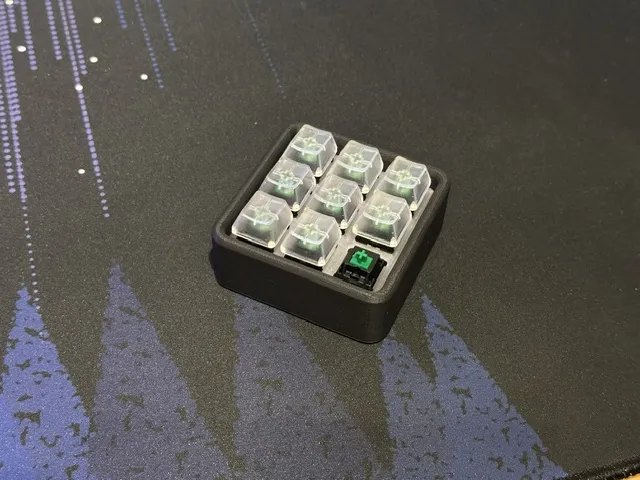 3x3 Macropad for Cherry MX switches with USB-C by DwightLX - MakerWorld