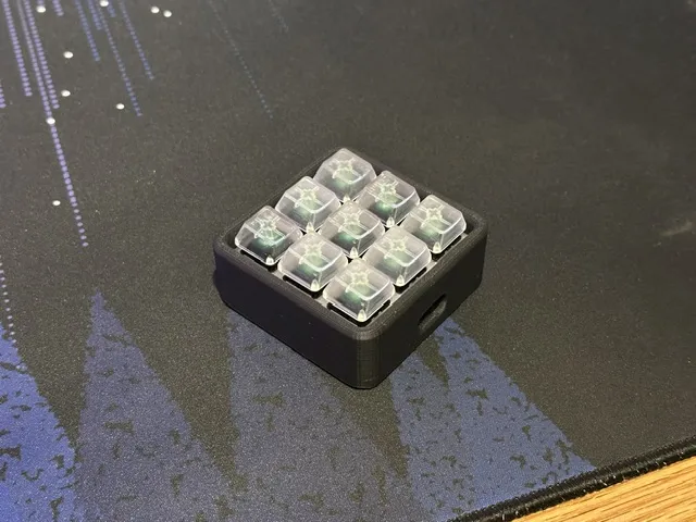 3x3 Macropad for Cherry MX switches with USB-C by DwightLX - MakerWorld