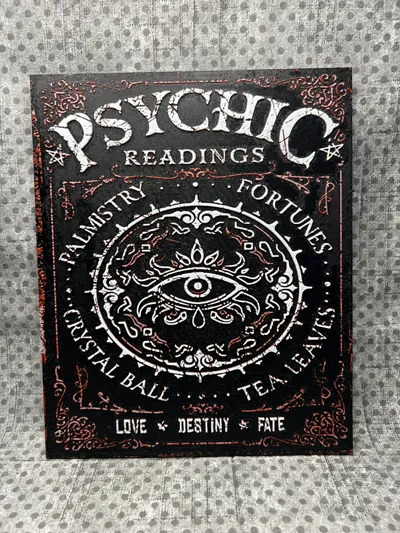 Psychic readings sign Hueforge wall art filament painting by Gator_1605 ...
