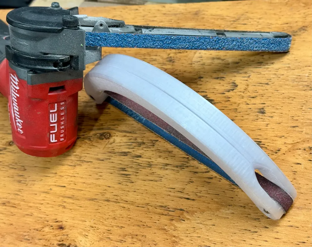 bow sander for bandfile sanding belts (18" x 1/2" & 13" x 3/8") by ...