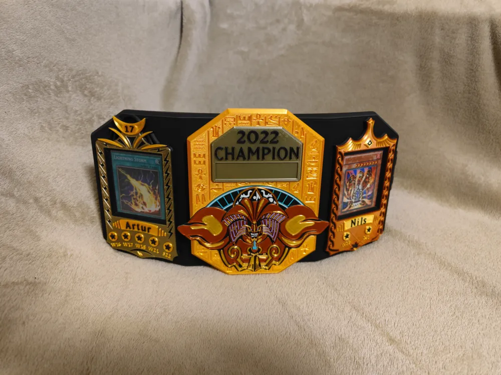 Championship Belt Cardgame - printed segmented Belt by Kaburuk - MakerWorld