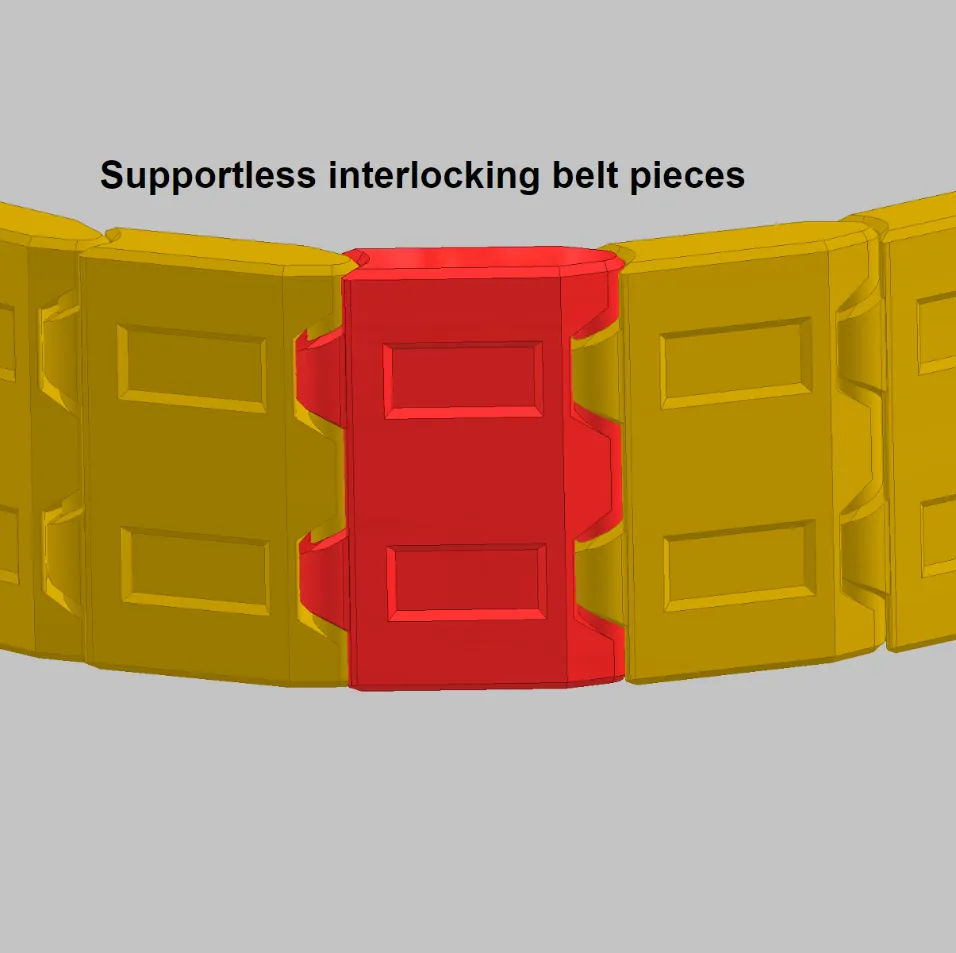 Championship Belt Cardgame - printed segmented Belt by Kaburuk - MakerWorld