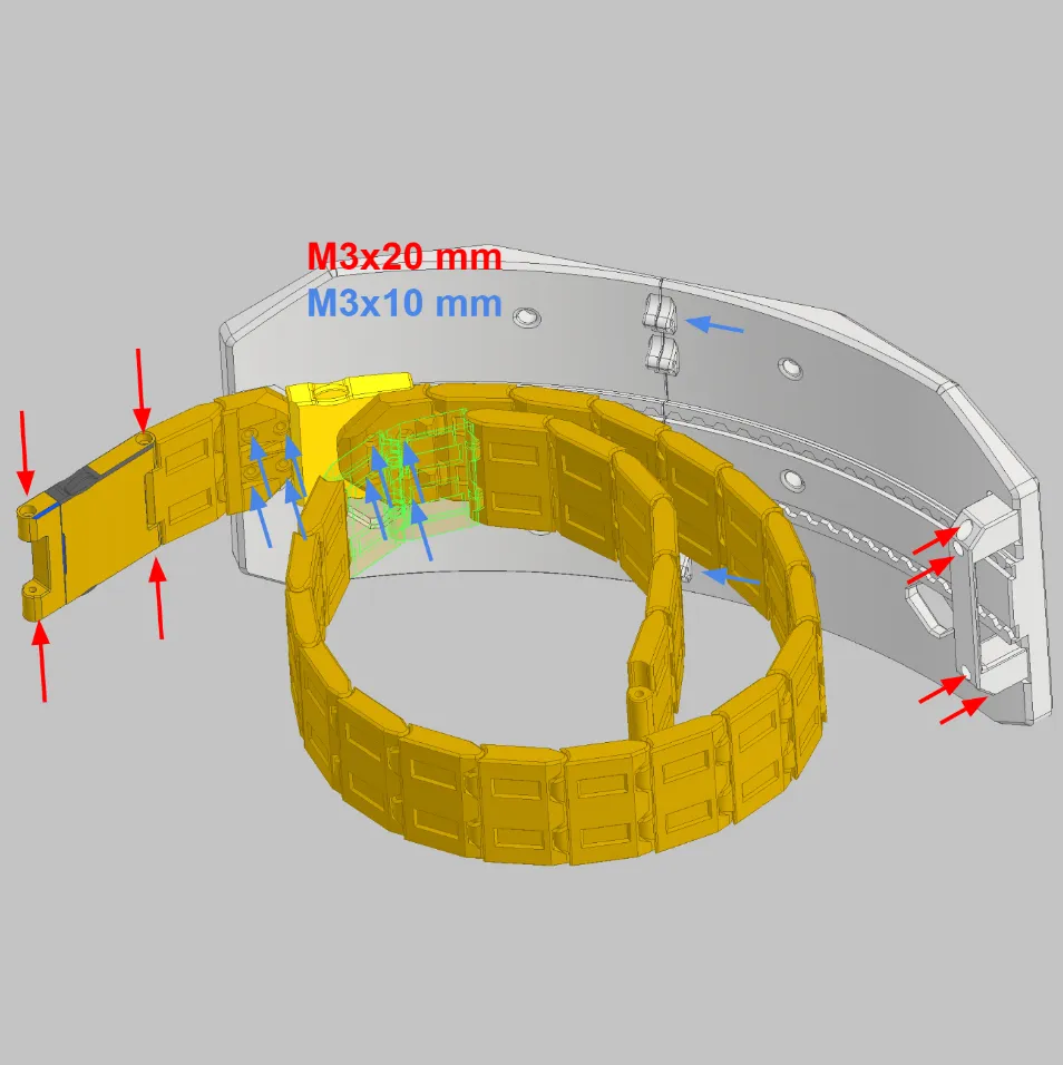 Championship Belt Cardgame - printed segmented Belt by Kaburuk - MakerWorld