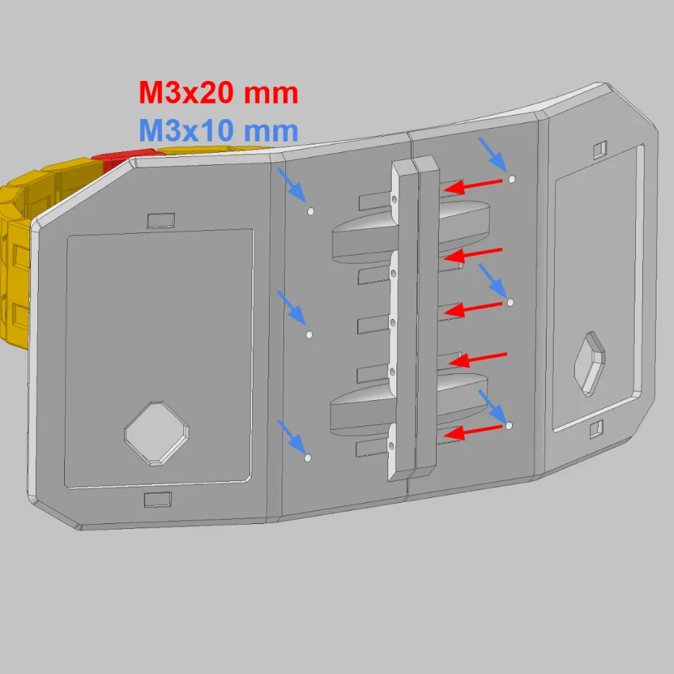 Championship Belt Cardgame - printed segmented Belt by Kaburuk - MakerWorld