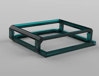 Bambulab P1S Glass Riser (no vent) - V2 by taeger.jonas - MakerWorld