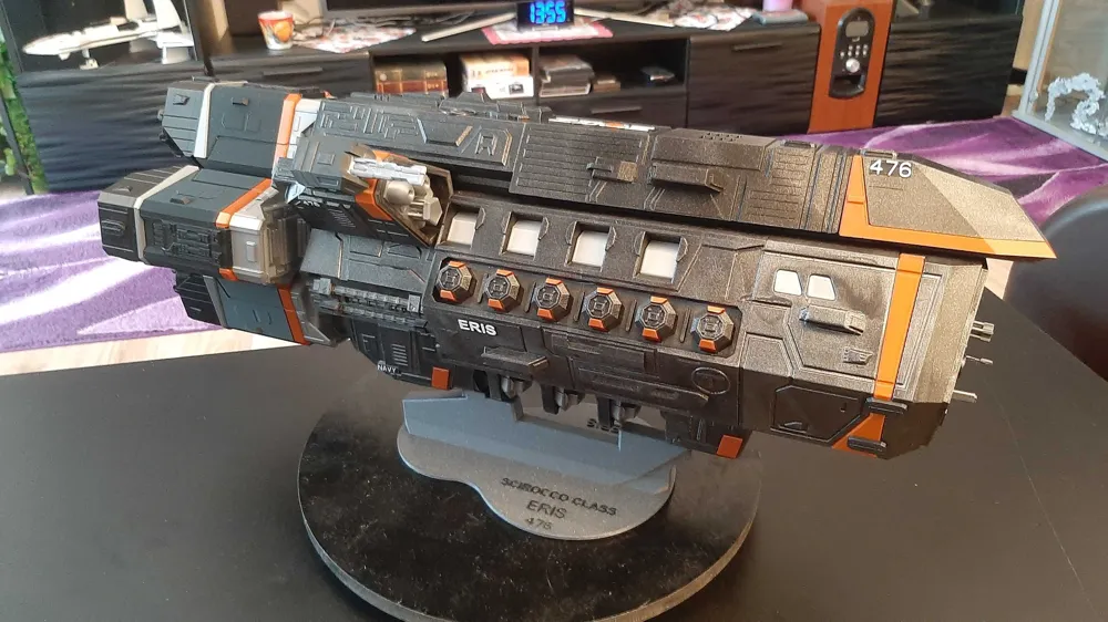 Scirocco Class Heavy Cruiser From the Expanse by martin.taichl - MakerWorld