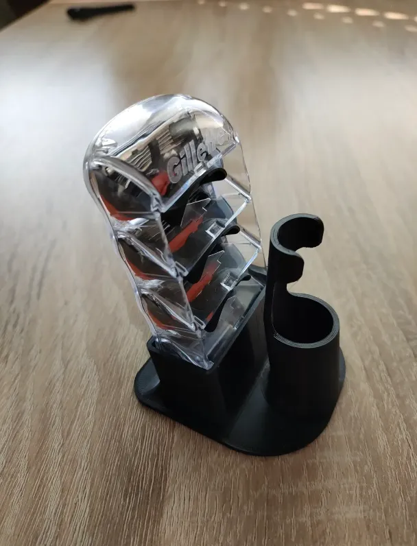 Gillette Fusion Razor Stands Remixed by DGA3DP - MakerWorld