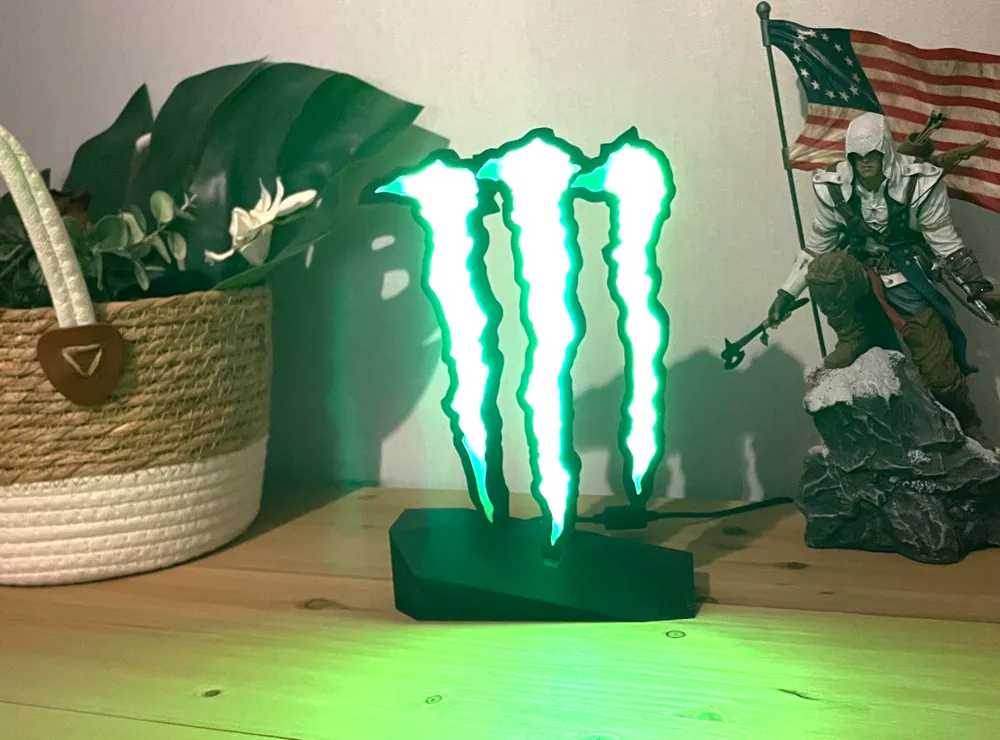 Monster Energy Spot LED by Zouzou Factory - MakerWorld