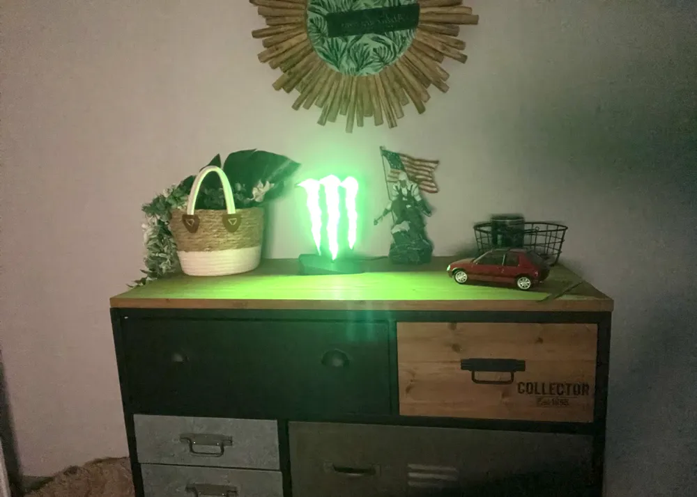 Monster Energy Spot LED by Zouzou Factory - MakerWorld