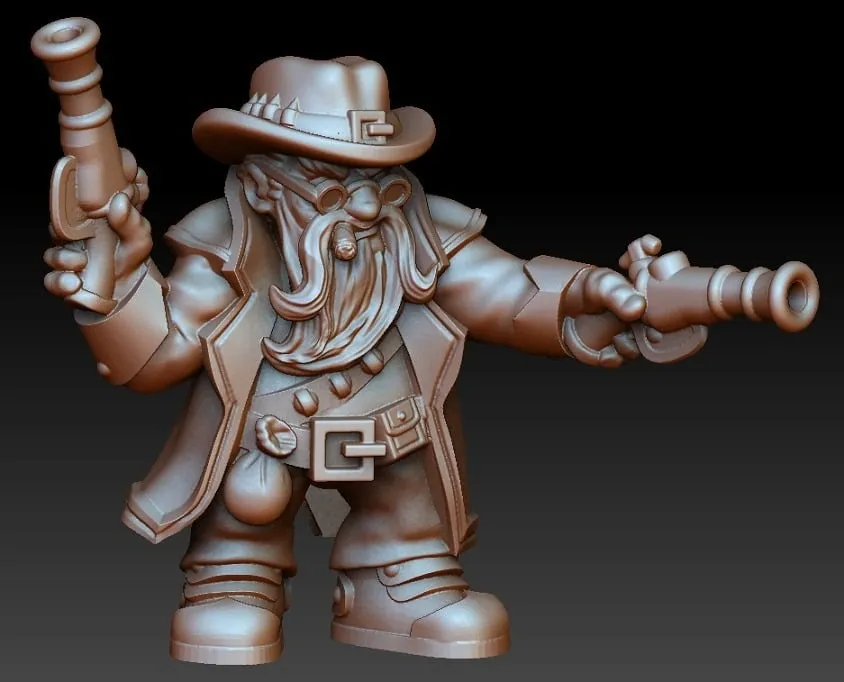 Hooded Stranger mini - Free 3D Print Model - MakerWorld
