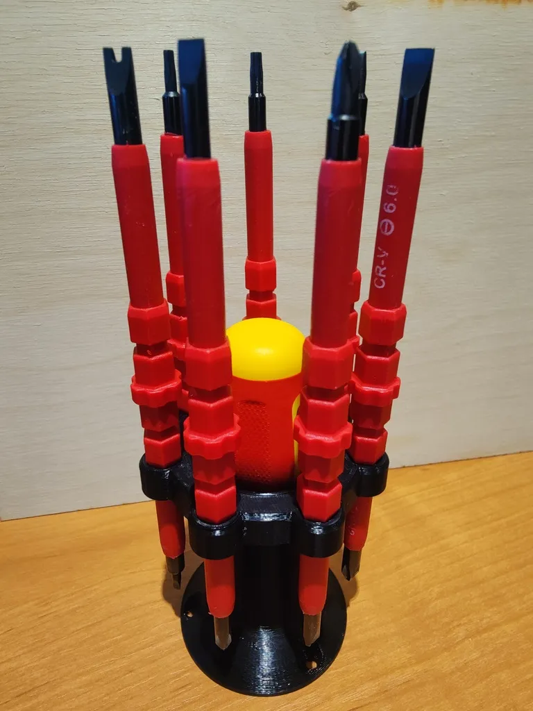 Screwdriver stand - for modular sccrewdrivers by Emashi - MakerWorld