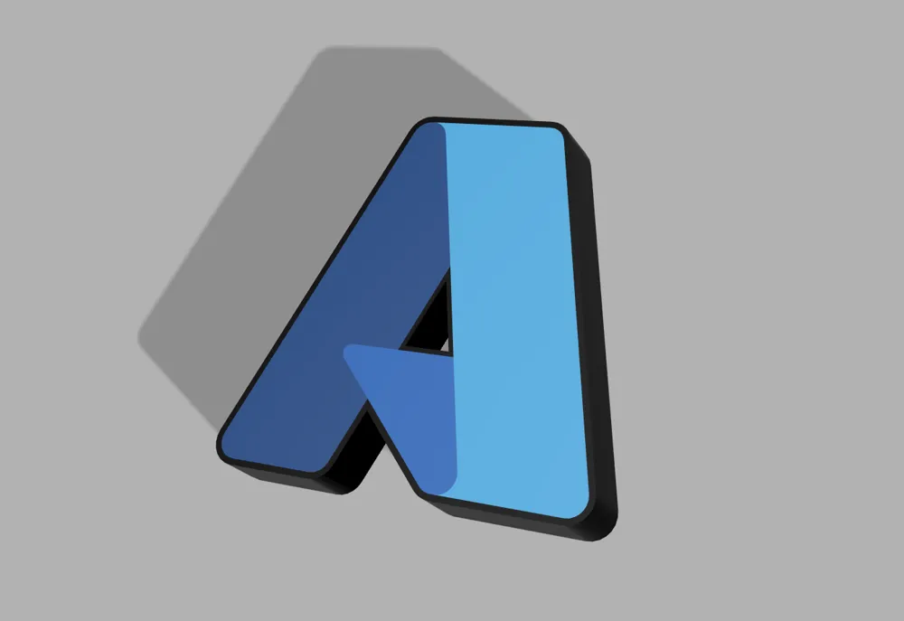 Microsoft Azure Logo Light Box - Free 3D Print Model - MakerWorld