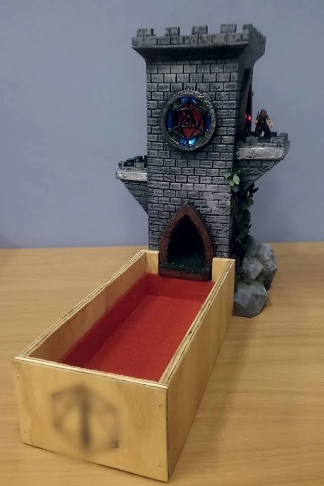 D&D DM Dice Tower Remixed by nbalet - MakerWorld