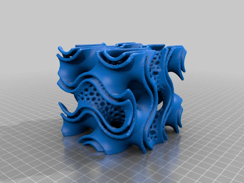 gyroid cube by Dongmu - MakerWorld