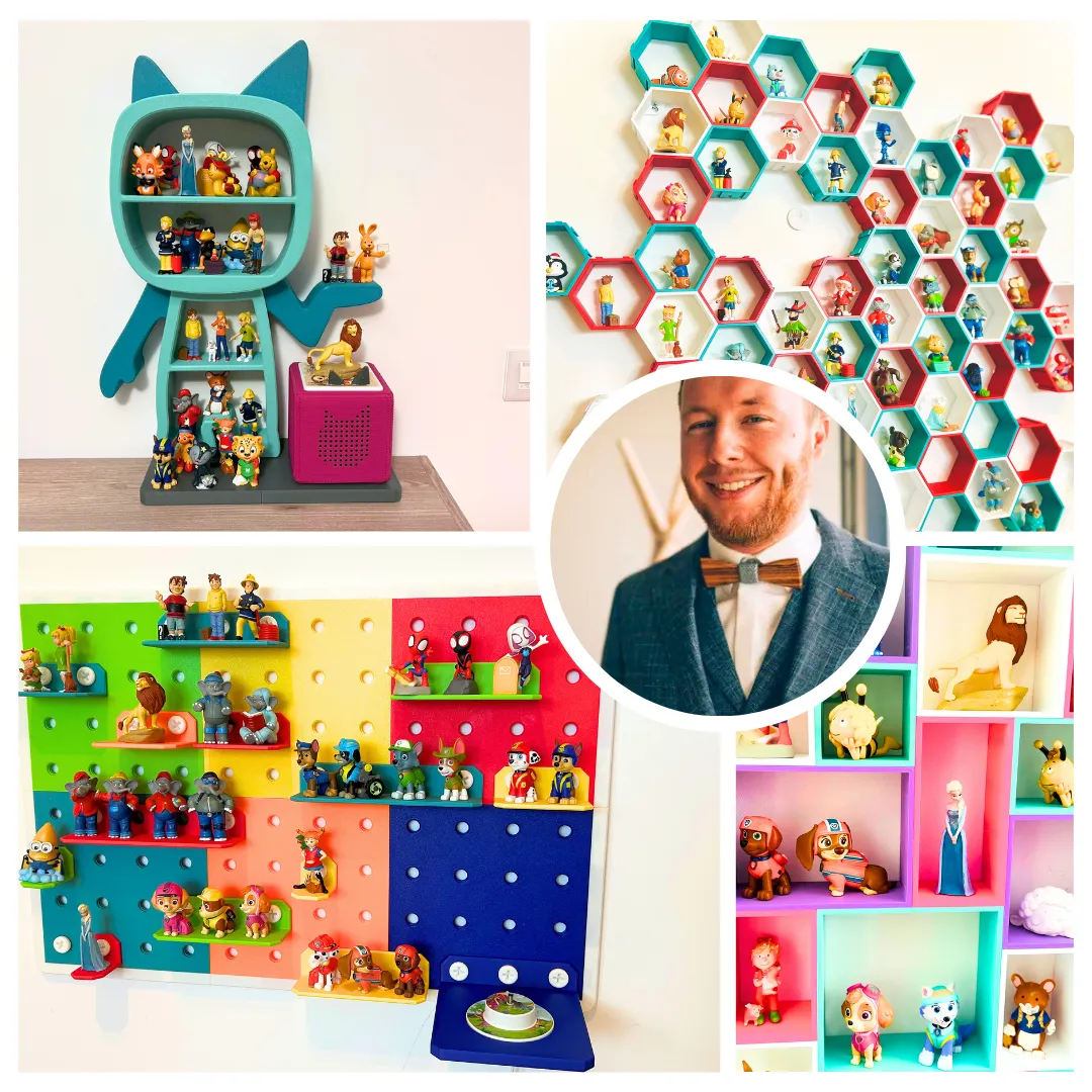 Shelf for Tonie figures / Regal für Tonie Figuren - Free 3D Print Model ...