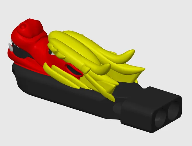 Dragon Whistle by 3Dprint-K81 - MakerWorld