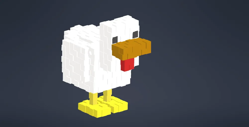 Minecraft Duck by coufi2002 - MakerWorld