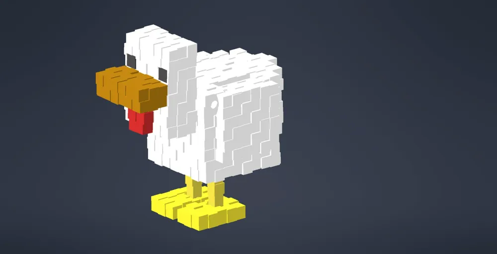 Minecraft Duck by coufi2002 - MakerWorld