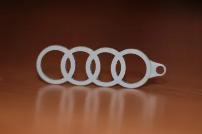 Audi logo keychain by gfa.cube - MakerWorld