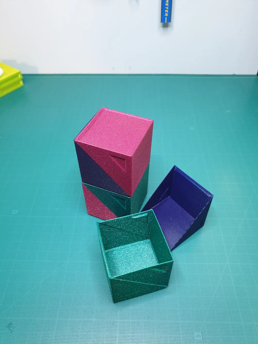 Stackable Storage Cube 50mm || Vase Mode by Jaatinen3D - MakerWorld