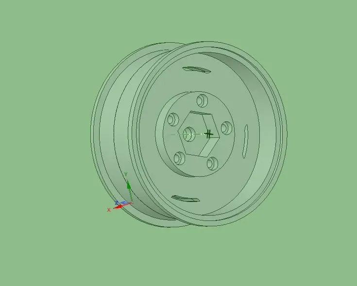 Beadlock 1.9 rims (wheel) for rc Land Rover Defender, 12 mm hex by ...