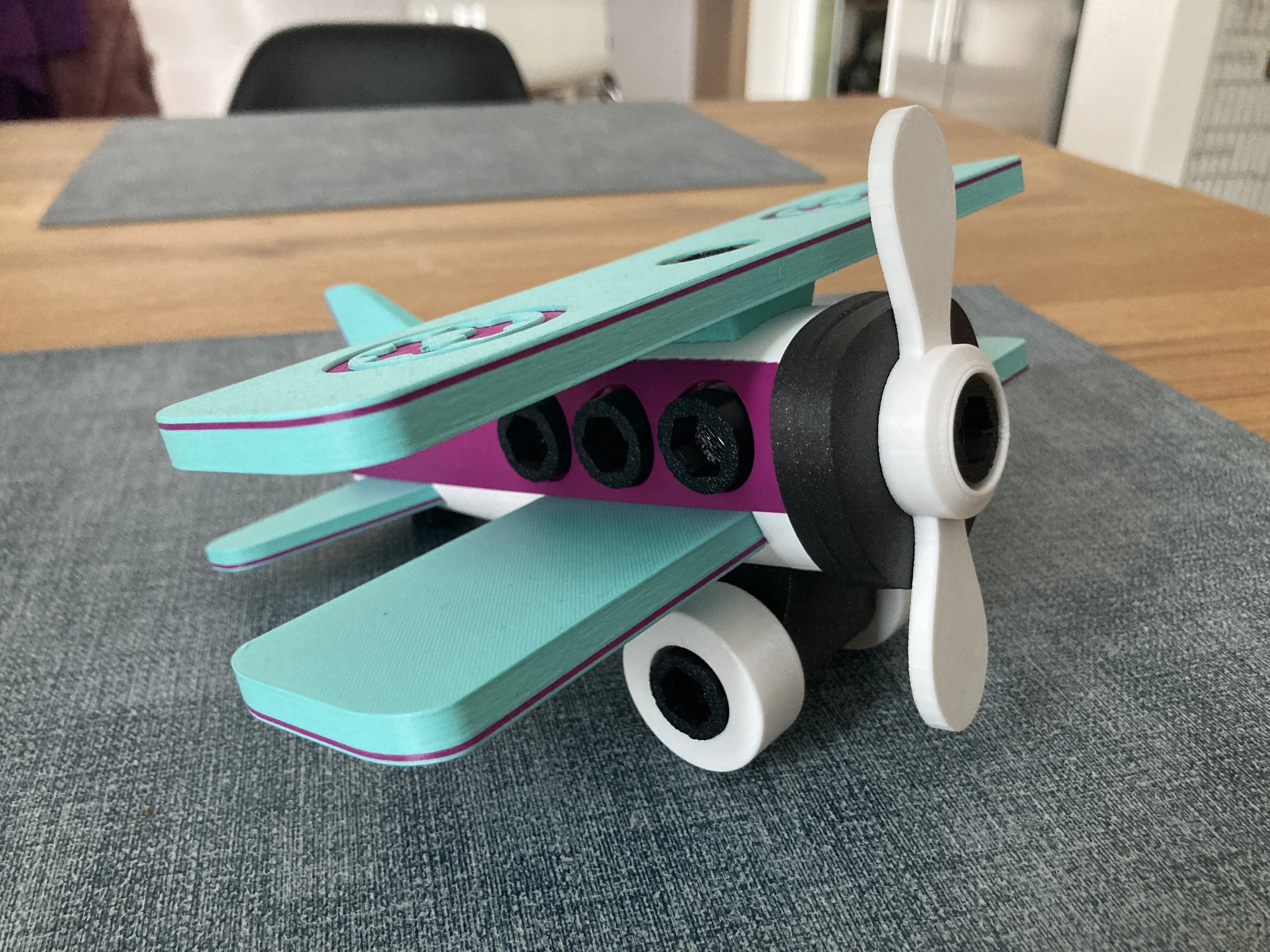 3d printed Assembly Toy Airplane Air Race - Free 3D Print Model ...
