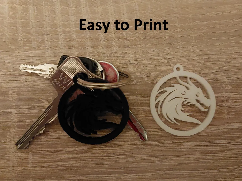 Keychain dragon / Schlüsselanhänger Drache by Becks86 - MakerWorld