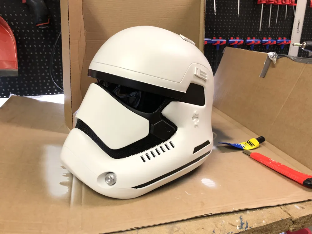 Stormtrooper First Order helmet by KeepTheBOX - MakerWorld