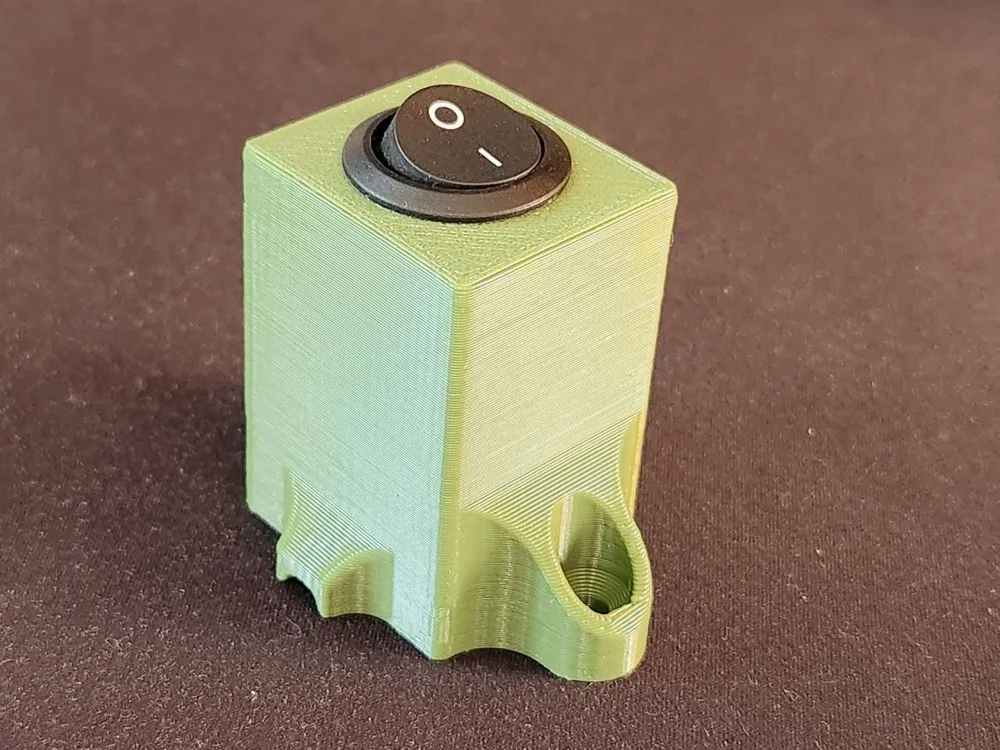 Round Rocker Switch Housing Wall Mount by ThomaS - MakerWorld