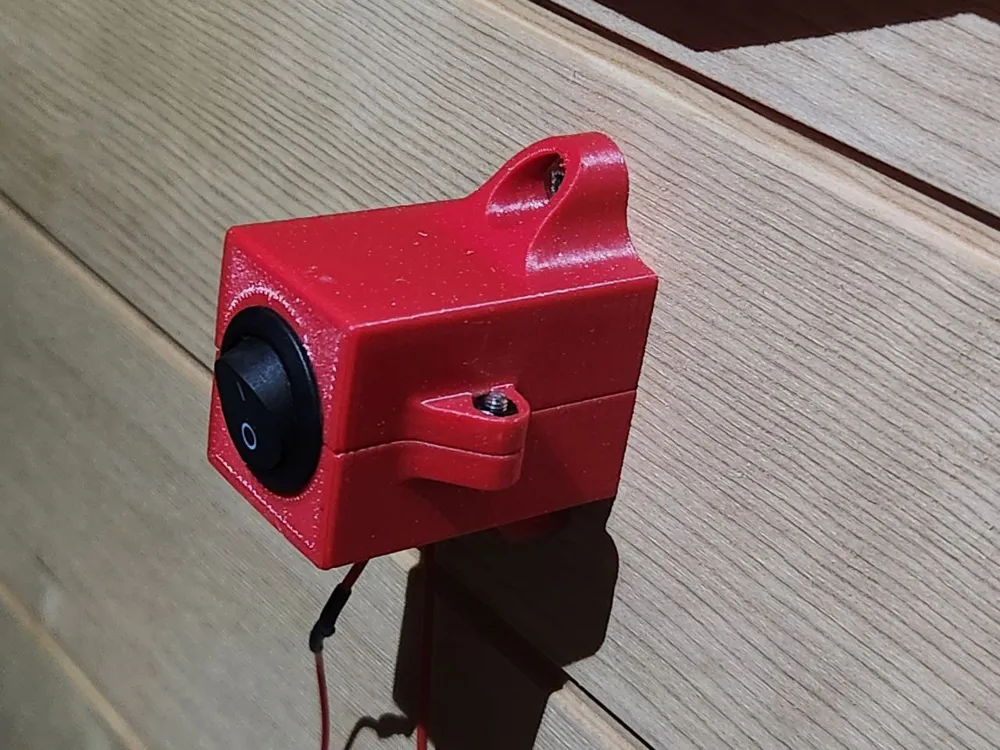 Round Rocker Switch Housing Wall Mount by ThomaS - MakerWorld