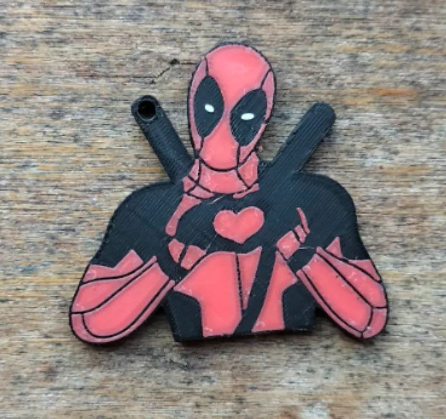 Deadpool keychain by diogooreis - MakerWorld