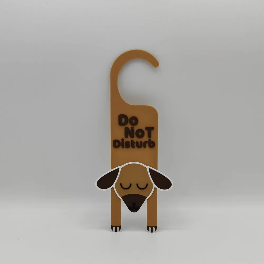 Do Not Disturb (Dog) by Sparks3D - MakerWorld