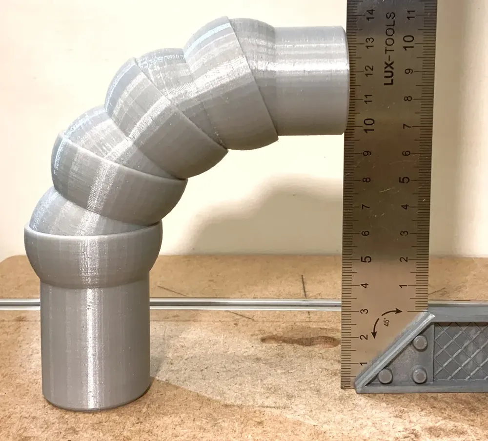 Flexible segmented vacuum hose 40mm (fits DN40 pipes) for ShopVac by ...