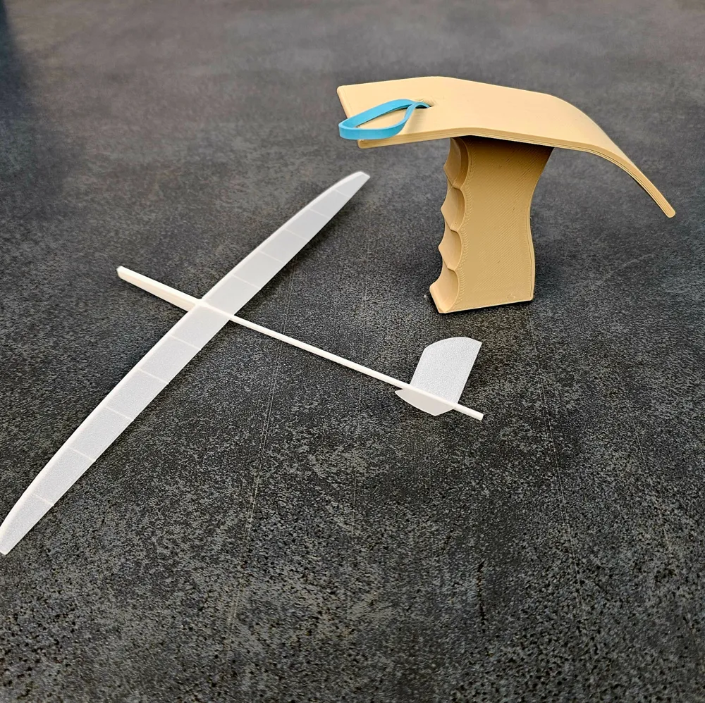 Rubberband Glider Launcher - Protective Gear by CuriousCoon - MakerWorld