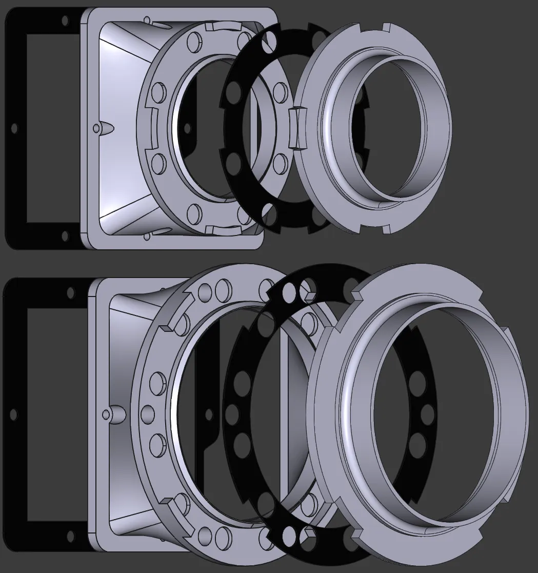X1C/P1s Magnetic Rear Vent Hose Adapter by RandomKhaos MakerWorld ...