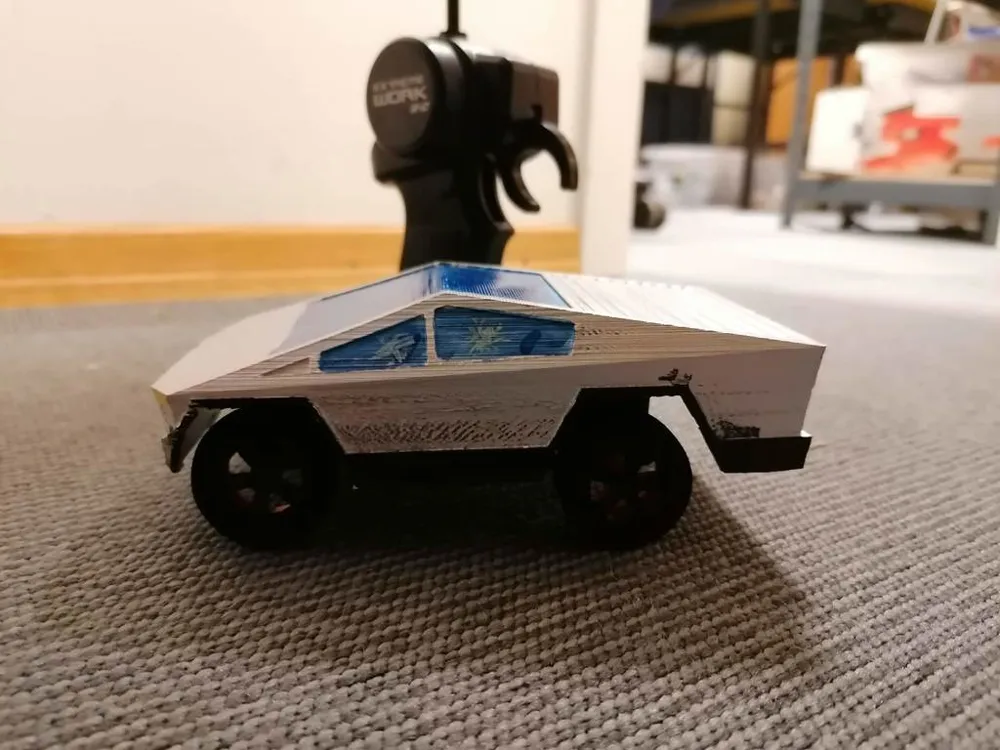 Tesla CyberTruck shell for $12 USD Banggood RC Car by eried - MakerWorld
