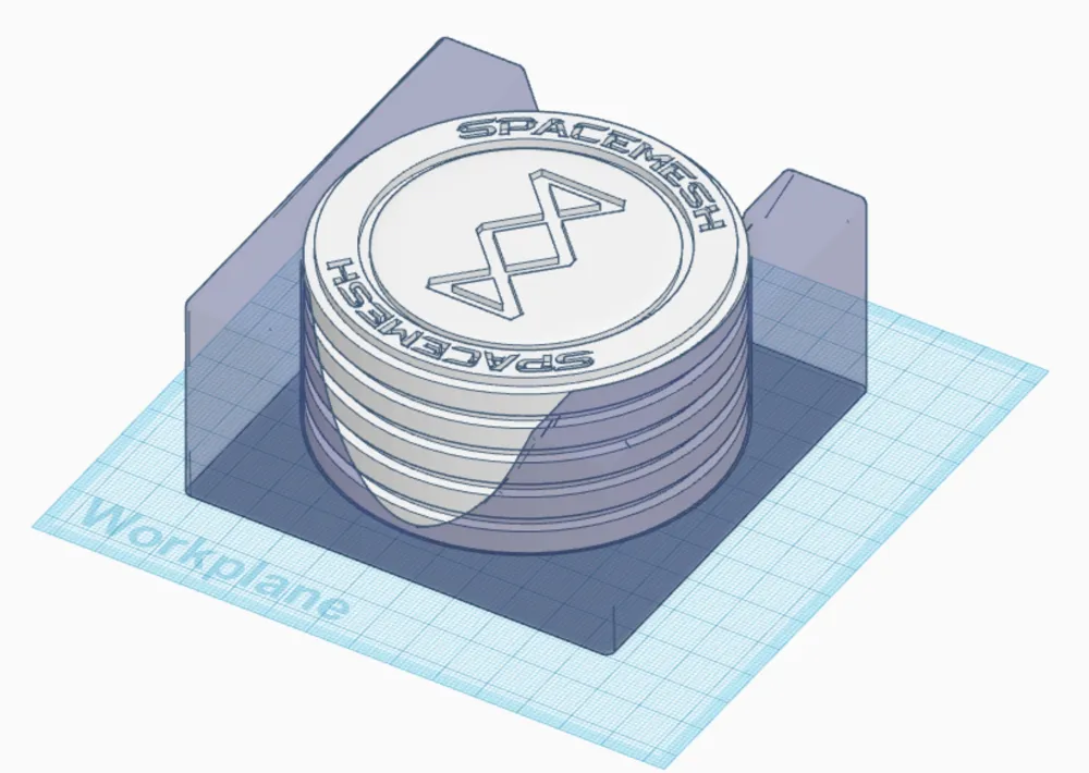 Spacemesh coaster Set by Miner On Demand - MakerWorld